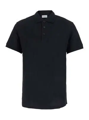 Burberry Short-sleeve Polo Shirt - Black