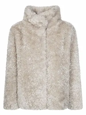 Herno Soft Faux Fur Overcoat