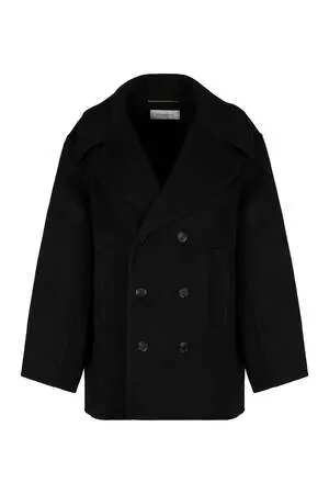 Saint Laurent Pea Coat Coats For Women