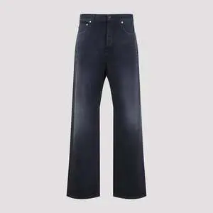 Balenciaga Curved Knee Cotton Pants