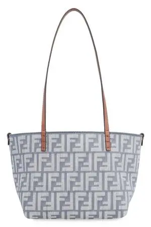 Fendi Mini Roll Small Tote Handbag - Denim