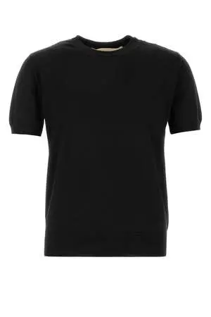 Valentino Garavani 100% Virgin Wool Cable Knit Sweater - Black