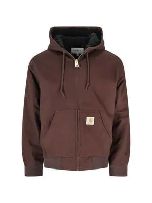 Carhartt Work In Progress 100% Cotton Hooded Work Jacket - Brown