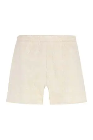 Tory Burch Terry Cloth Jacquard Logo Mini Shorts