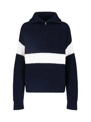 LISA YANG 100% Cashmere Crewneck Sweater For - Blue