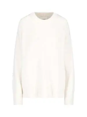 LISA YANG 100% Cashmere Crewneck Sweater For - White