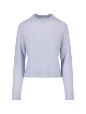 LISA YANG Cashmere & Silk Sweater For - Light Blue
