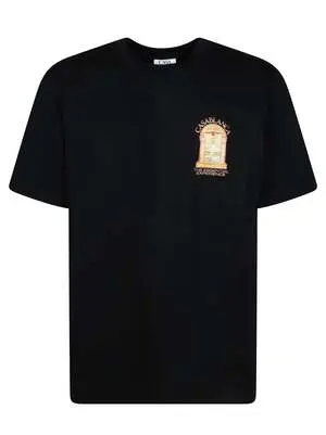 Casablanca Hermons Mirage Arch Printed Classic T-shirt - Nero