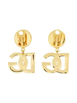 Dolce & Gabbana Dg Logo Drop Earrings