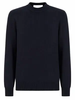 GOLDEN GOOSE Maglia In Cotone Con Logo - Blue