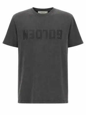 GOLDEN GOOSE T-shirt In Cotone - Charcoal
