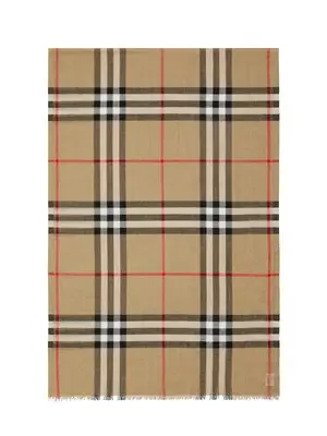 Burberry Sciarpa "check - Beige