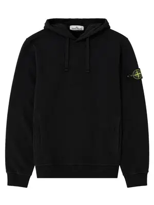 Stone Island Felpa Con Patch Logo