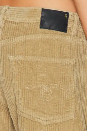 R13 Janine Wide Leg Pant - Light Khaki