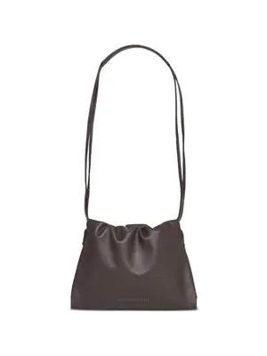Brunello Cucinelli Leather Shoulder Bag - Brown