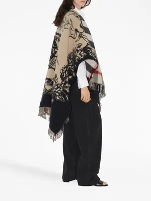 Burberry Wool Poncho