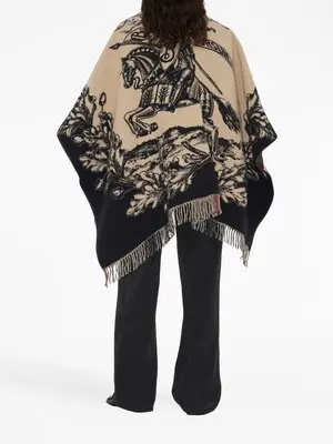 Burberry Wool Poncho