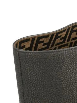 Fendi Roll Medium Leather Tote Bag