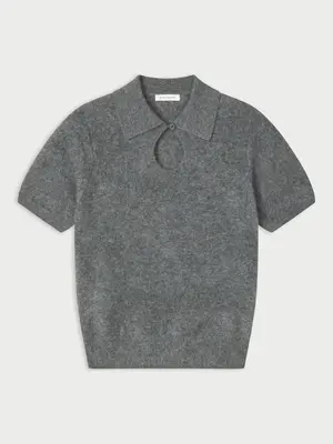 BY MALENE BIRGER Talallia Cashmere Polo Sweater