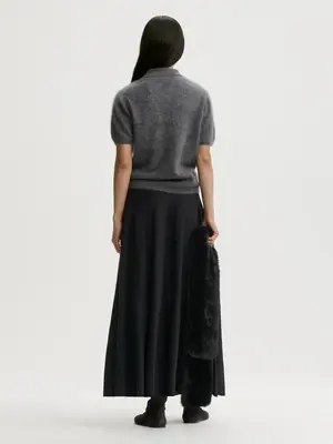 BY MALENE BIRGER Talallia Cashmere Polo Sweater