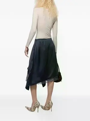 Acne Studios Layered Satin Skirt