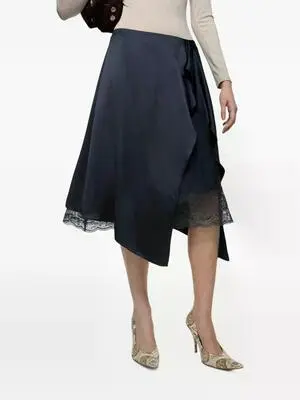 Acne Studios Layered Satin Skirt