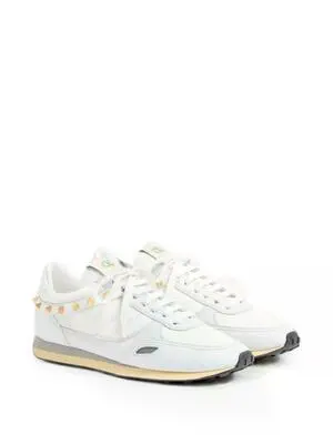 Valentino Garavani Stud Up Sneaker In Leather And Nylon