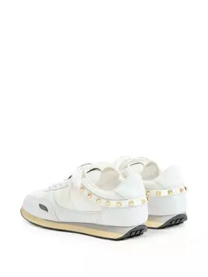 Valentino Garavani Stud Up Sneaker In Leather And Nylon