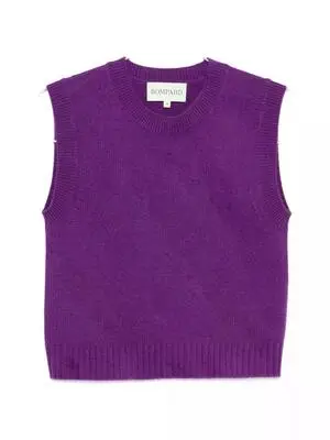 Eric Bompard Round-neck Vest - Purple
