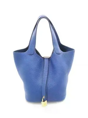 Hermès 2022 Pm Picotin Lock Tote Bag - Blue