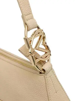 Moschino Logo-plaque Pebbled Shoulder Bag