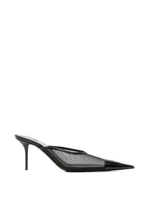 Saint Laurent Pointed-toe Mules - Black