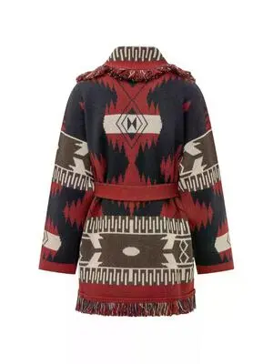 Alanui Icon Jacquard-knit Cardigan