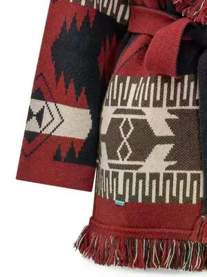 Alanui Icon Jacquard-knit Cardigan