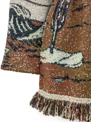 Alanui Fringe-trimmed Belted Cardigan