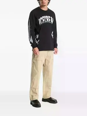 BILLIONAIRE BOYS CLUB - ICE CREAM Cones & Bones Loose-fit Jeans - Neutrals
