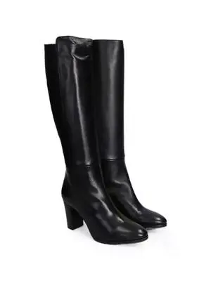 JULIE DEE Pointed-toe Knee-high Boots