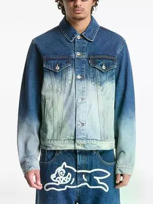 BILLIONAIRE BOYS CLUB - ICE CREAM Running Dog Fade-out Denim Jacket - Blue