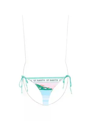 MC2 SAINT BARTH Mariele Bikini Bottoms - Blue