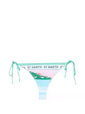 MC2 SAINT BARTH Mariele Bikini Bottoms - Blue