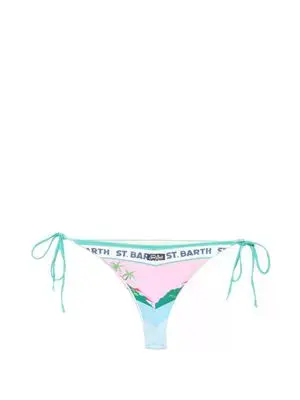 MC2 SAINT BARTH Mariele Bikini Bottoms - Blue