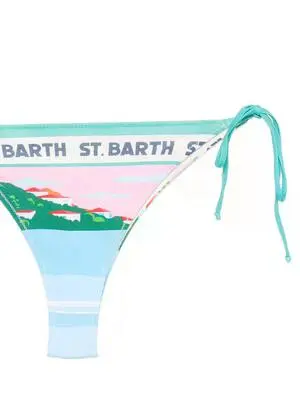 MC2 SAINT BARTH Mariele Bikini Bottoms - Blue