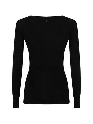 DONDUP Ribbed-knit Cut-out Sweater