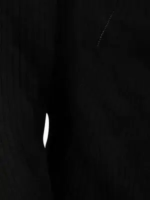DONDUP Ribbed Knit Cut-out Sweater - Black