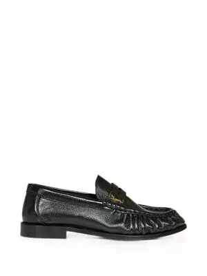 Saint Laurent Le Loafer Supple In Shiny Leather - Black