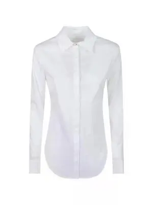 DONDUP Jewelled-button Long-sleeve Shirt - White
