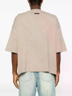 Fear Of God Logo-patch Drop-shoulder T-shirt