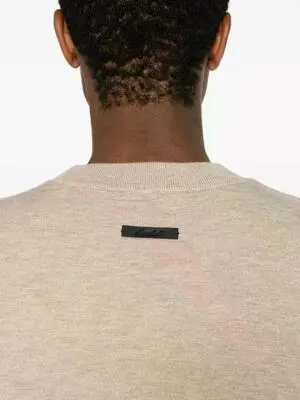 Fear Of God Logo-patch Drop-shoulder T-shirt