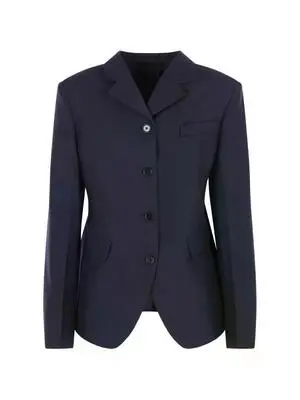 JIL SANDER Single-breasted Jacket - Blue