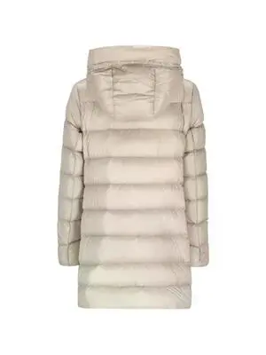 Moncler Suyenne Hooded Down Coat - Neutrals